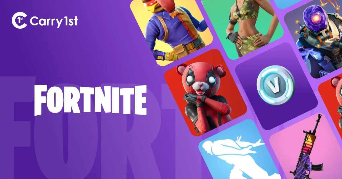 Buy Fortnite Gift Cards | V-Bucks | Online Vouchers | Carry1st