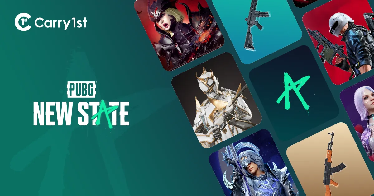 PUBG New State Mobile Gift Cards | Top Up | Egypt | Carry1st